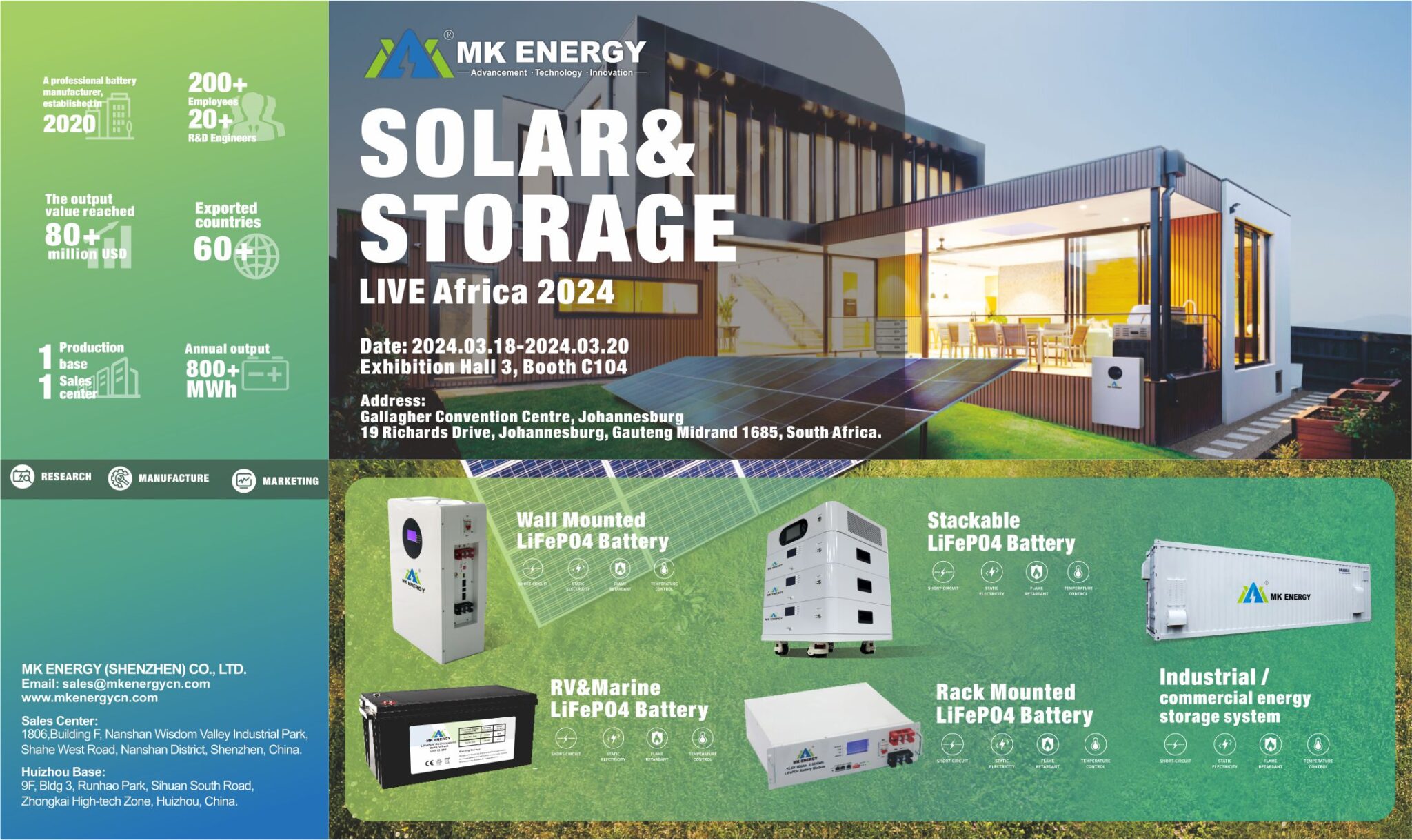 Join MK ENERGY at Solar&Storage Live 2024. - MK Energy
